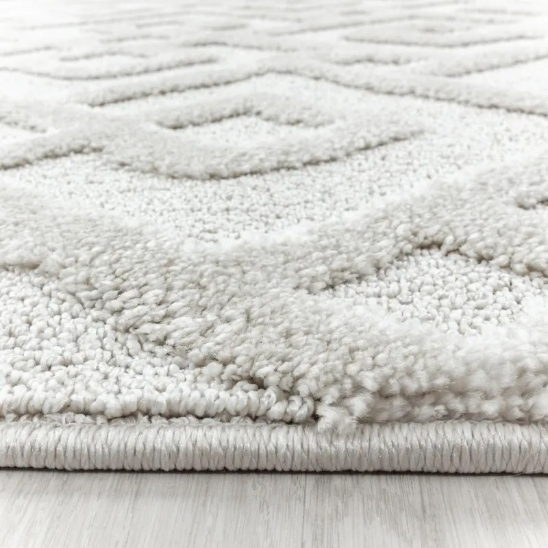 Ayyildiz, Kusový koberec Pisa 4708 Cream, 60x110, bílá, ložnice