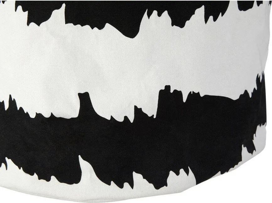 Černobílý látkový koš na prádlo Harga – Premier Housewares