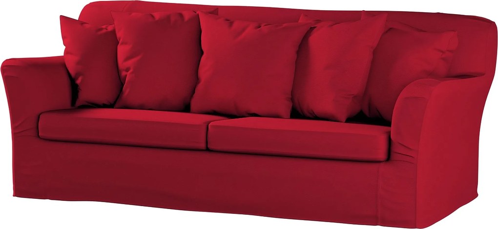 Potah na pohovku IKEA Tomelilla rozkládací barva červená látka pletený vzor