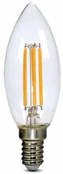 Solight žárovka LED WZ401A E14, 230V, 4W, 440lm, teplá bílá, retro, svíčka