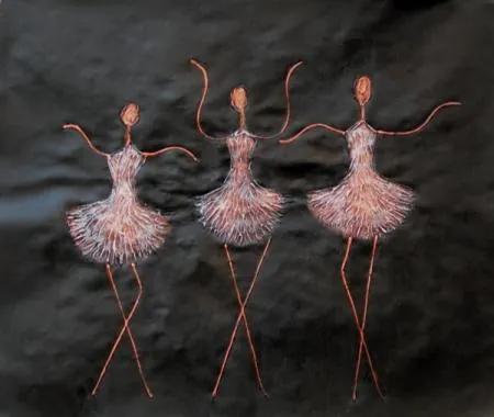 Andělské baletky - 50 x 60 cm