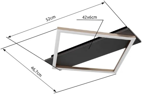 Globo 67330G-18 - LED Stropní svítidlo BEATRIX I LED/18W/230V