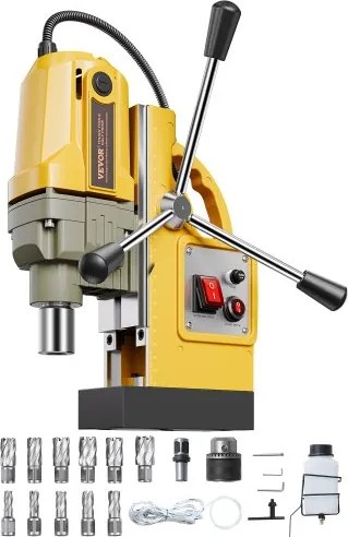 Magnetická vrtačka, Motor 1400 W VEVOR