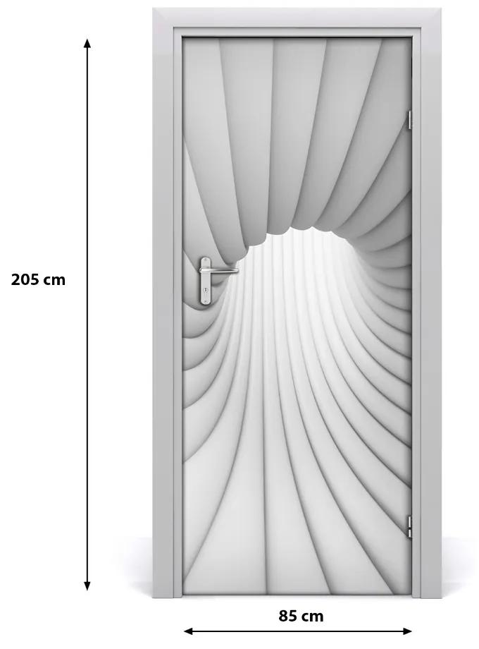 Samolepící fototapeta na dveře Abstrakce tunel 85x205 cm
