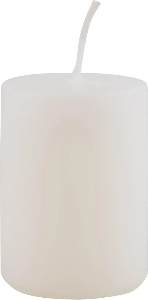 IB LAURSEN Svíčka White 6 cm, bílá barva, vosk