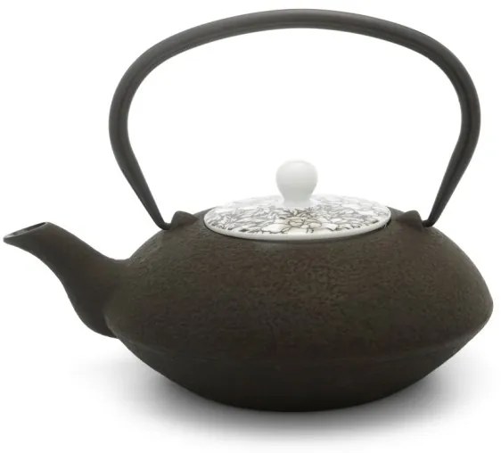 Bredemeijer, Konvička na čaj Yantai s porcelánovým víkem 1,2L | hnědý