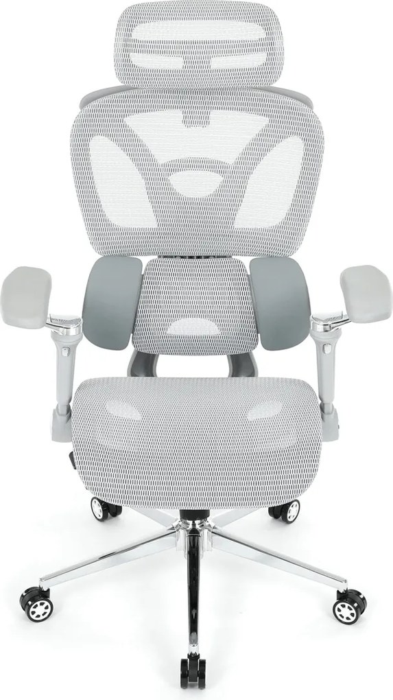 Ergonomická kancelářská židle EXECUTIVE - šedá síťovina