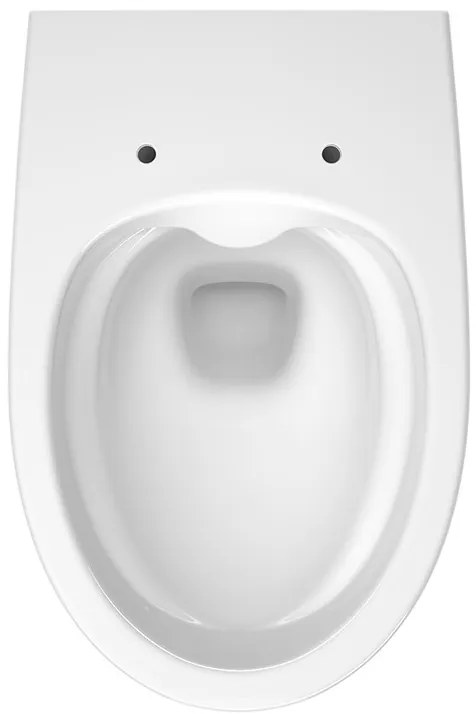 Cersanit Moduo, System50 MECH podomítkový rám + závěsná wc mísa Moduo Plus CleanOn + černé tlačítko MOVI II, S701-766