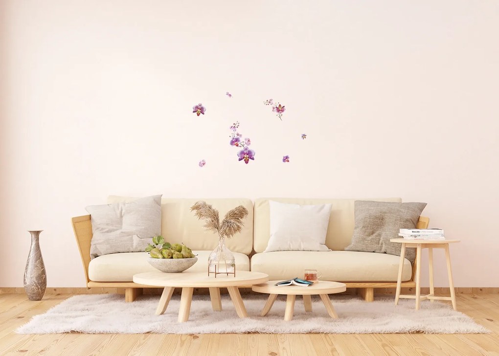 Samolepka na zeď Orchideje | 42.5 x 65 cm | DSM3440
