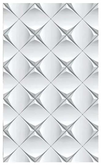 DIMEX | Vliesová fototapeta na zeď 3D umělecká zeď MS-2-0297  | 150 x 250 cm | bílá, šedá