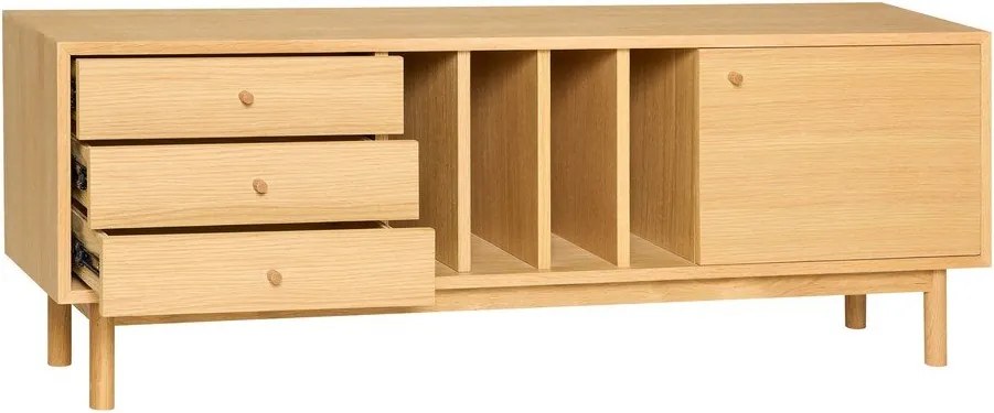 Komoda v dekoru dubu v přírodní barvě 140x50x37 cm Nobby – Hübsch