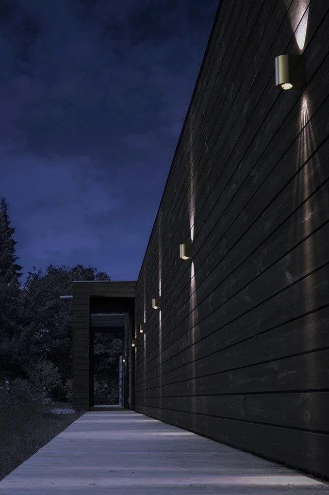 NOR 49701035 Venkovní nástěnné svítidlo Canto 2 2x6W LED mosaz čirá - NORDLUX