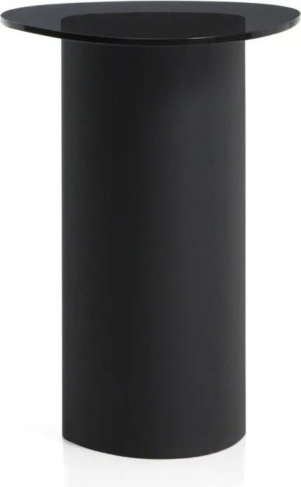 Odkládací stolek se skleněnou deskou 47x48 cm Olir – Kave Home