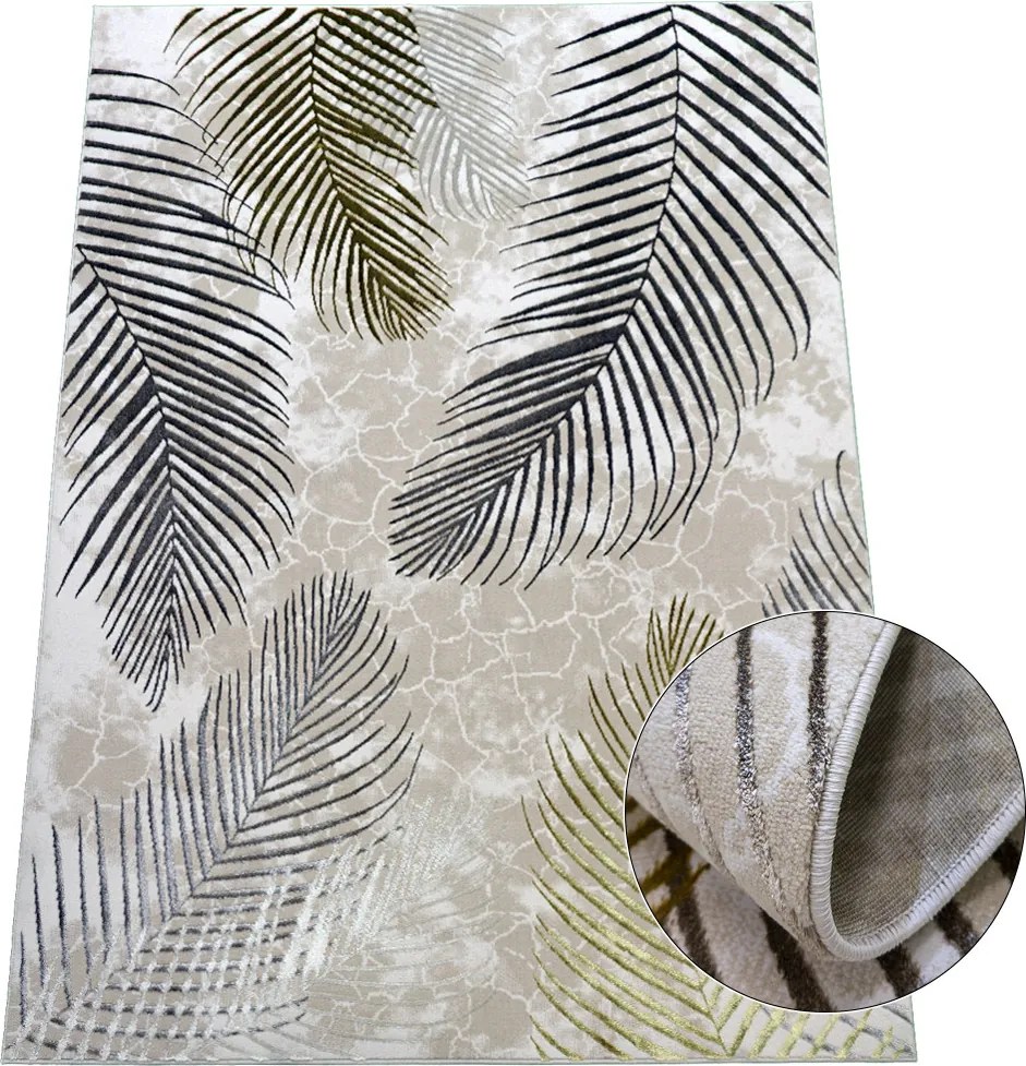 BE Koberec Esprit 3610 BEIGE - béžový obdélníkový Rozměr: 60x100 cm
