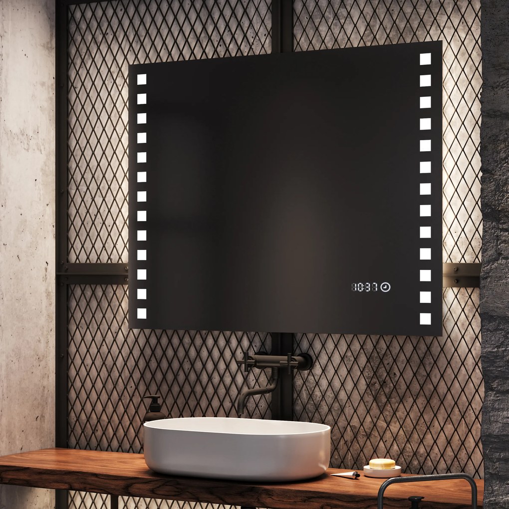 Koupelnové zrcadlo s LED podsvícením L03