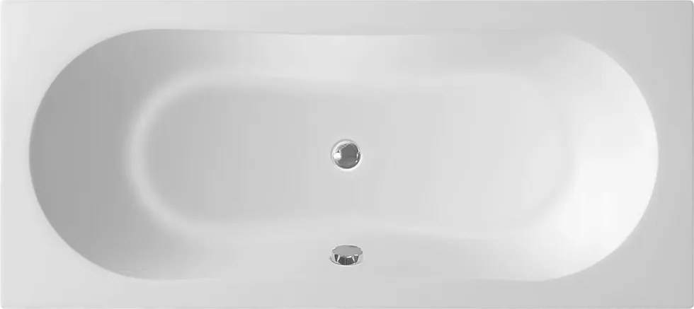 Aqualine Aqualine, JIZERA vana 180x80x39cm bez nožiček, bílá, G1880