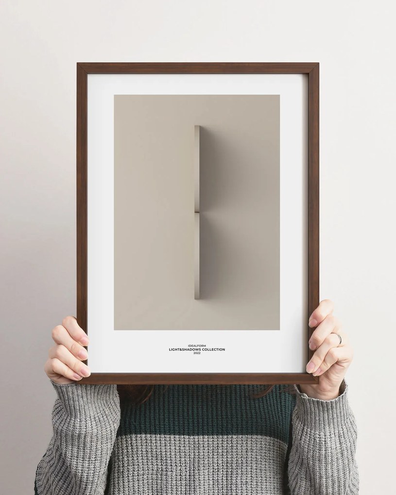 Idealform Poster no. 8 Arched shapes Barva: Smokey taupe, Velikost: 500x700 mm