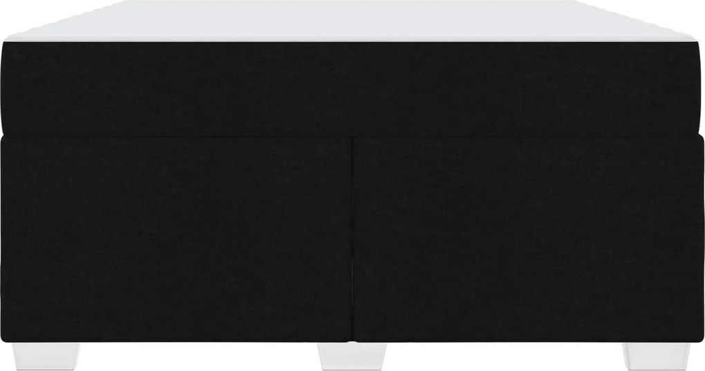 Rám postele s matrací Černá 160 x 200 cm textil 3399196