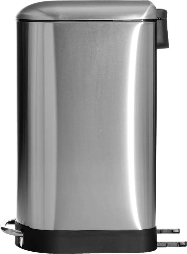 Úzký odpadkový koš Ariane, nerezová ocel, s pedálem, 30 l