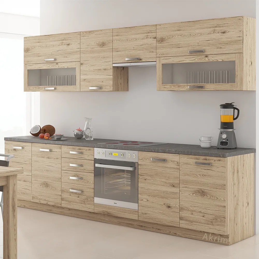 BORDEAUX bb | horní skříňka 60 G-72 1F policová | 60 cm | dub bordeaux