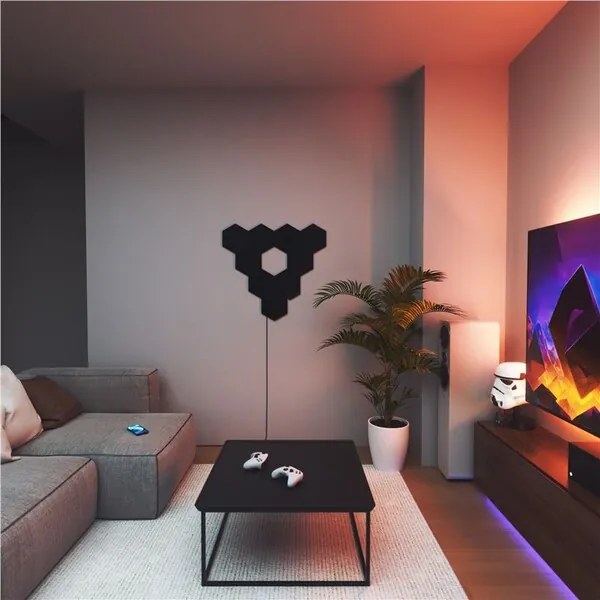 Nanoleaf Shapes Black Hexagons Starter Kit 9PK Černá
