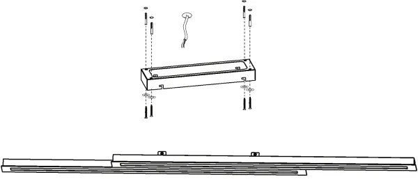 Eglo 99412 - LED RGB Stmívatelné stropní svítidlo SALITERAS-C 2xLED/10W/230V