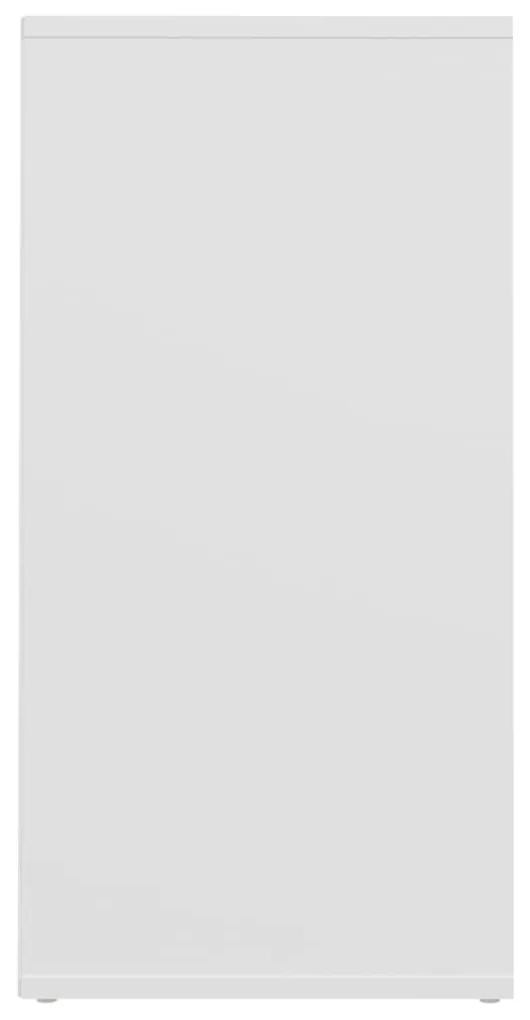 Botník bílý 31,5 x 35 x 70 cm dřevotříska - Default Title