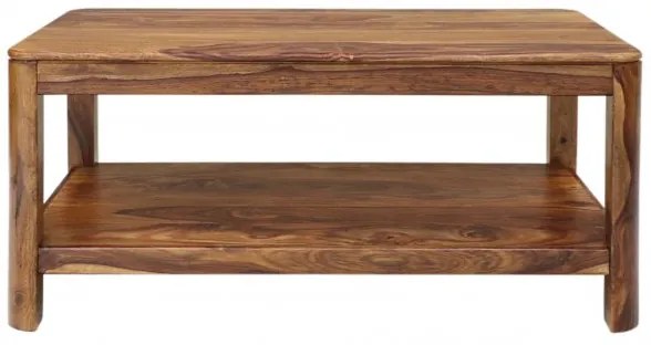 Indický nábytek - Konferenční stolek Tina 110x60x60 z masivu palisandr Světle medová