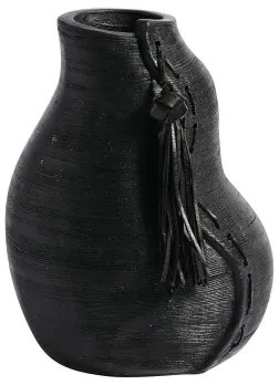 Váza keramika-kůže Sitika black Muubs