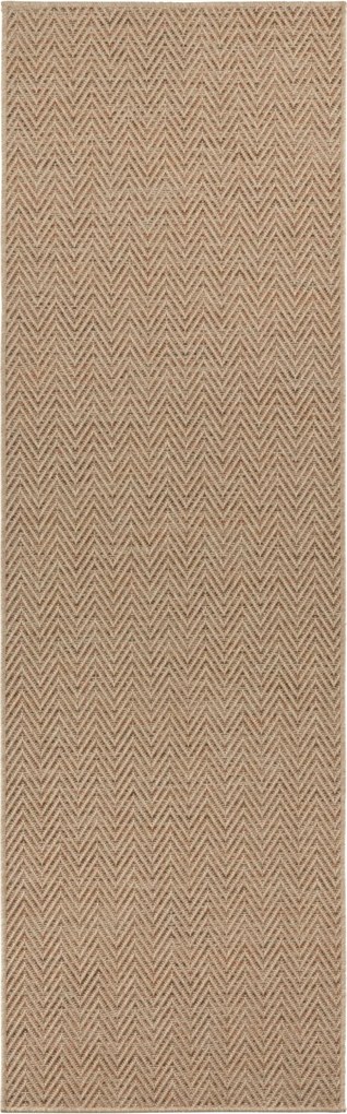 BT Carpet, Běhoun Nature 104267 Beige/Terra – na ven i na doma, 80x150, oranžová, chodba / předsíň