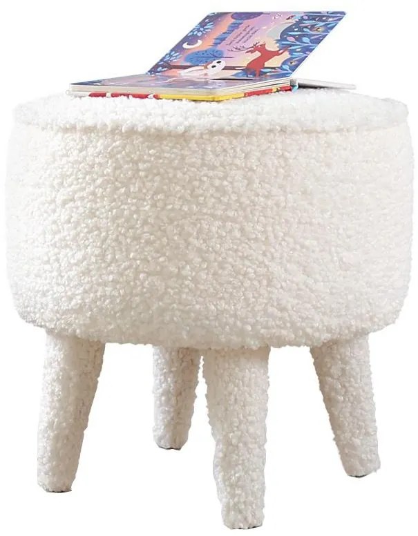 Asir Taburet PIXI pr. 38 cm bílá 209FLF1323