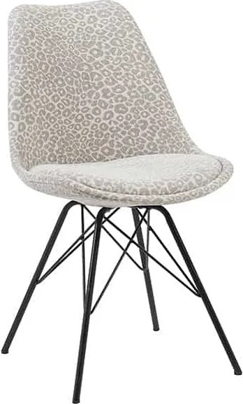 Designová židle Sweden béžová / šedá