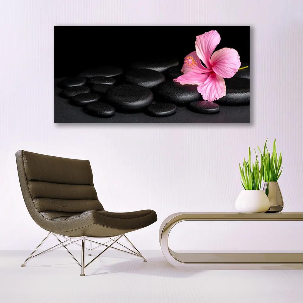 akrylový obraz Kameny Květ Umění 120x60 cm