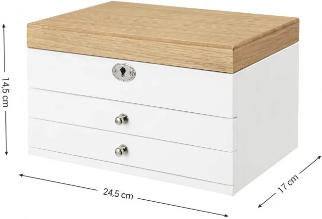 Dřevěná šperkovnice JOW15WN
