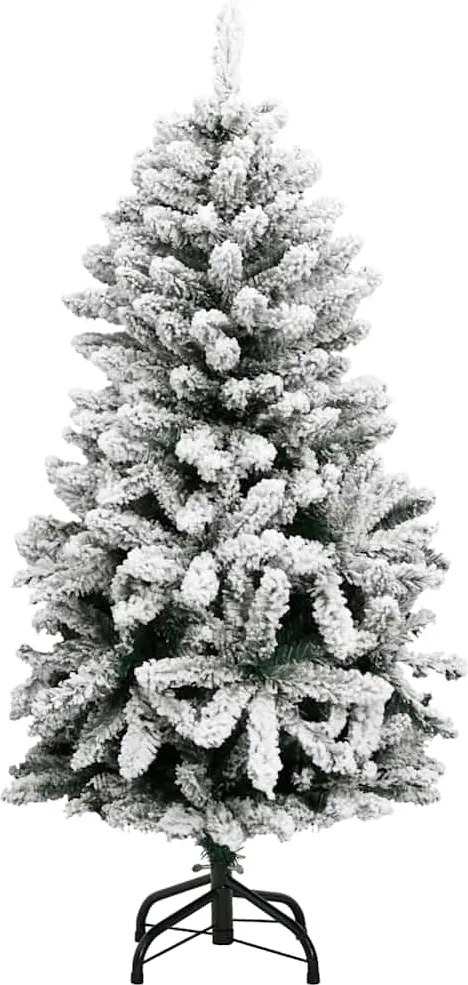 Umělý sklápěcí vánoční stromek se 150 LED a koulemi 150 cm 3210098