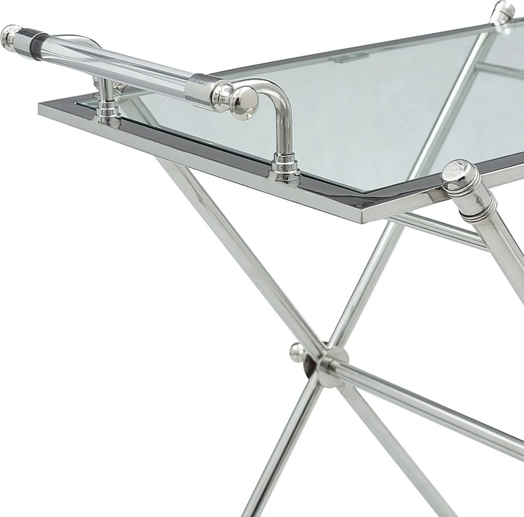 Pomocný stůl Morris Silver 90x62x83 cm