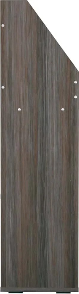 Dětský regál na časopisy šedý dub sonoma 71x30x114 cm kompozit 339533