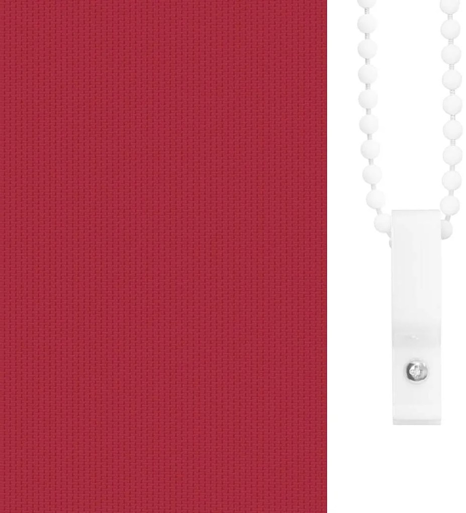 Roleta Zatemňovací Červená Šířka Látky 85,7 Cm Polyester Červená