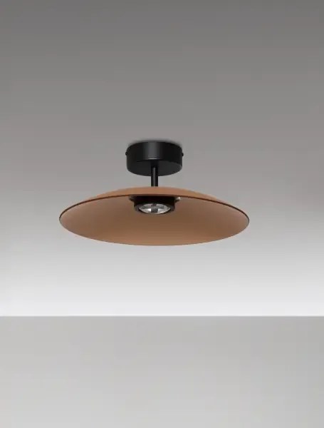 LED černo-moce hnědé designové stropní svítidlo Polifemo