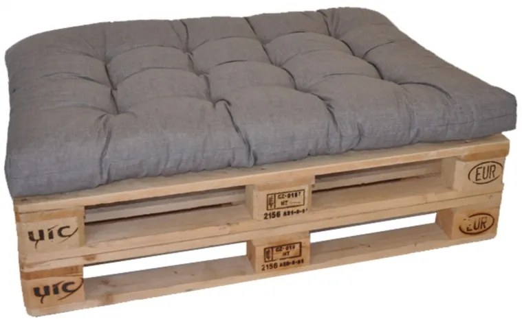 Axin Trading Sedák na paletu 120x80 cm Polstr: Světle zelený melír