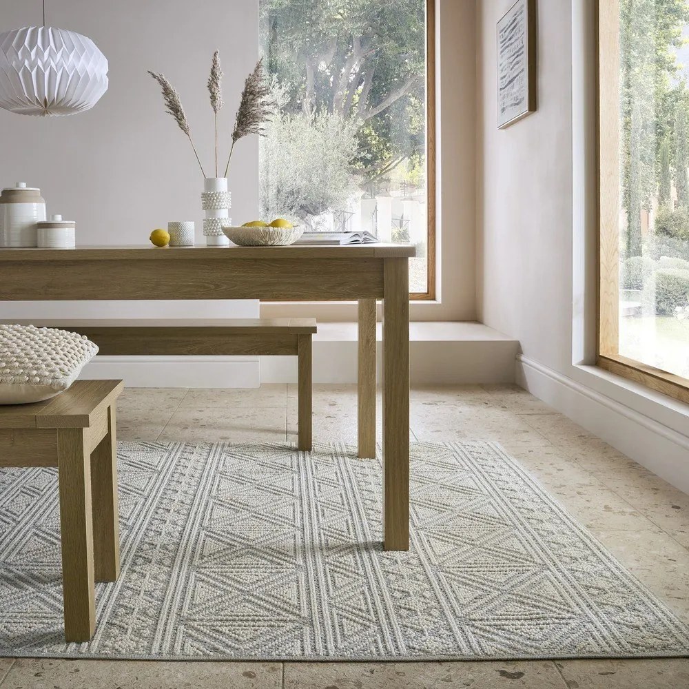 Šedý/béžový pratelný koberec 194x290 cm Lucia – Flair Rugs