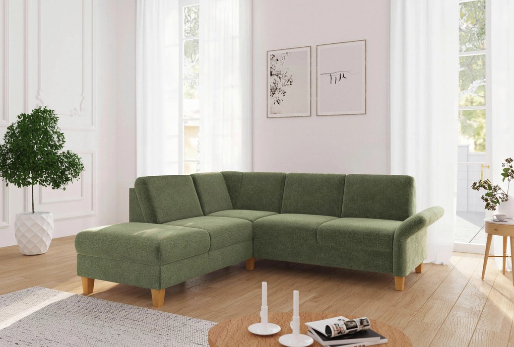 XXXLutz ROHOVÁ SEDAČKA, textil, světle zelená Sit & More - Sedací soupravy - 000144016194
