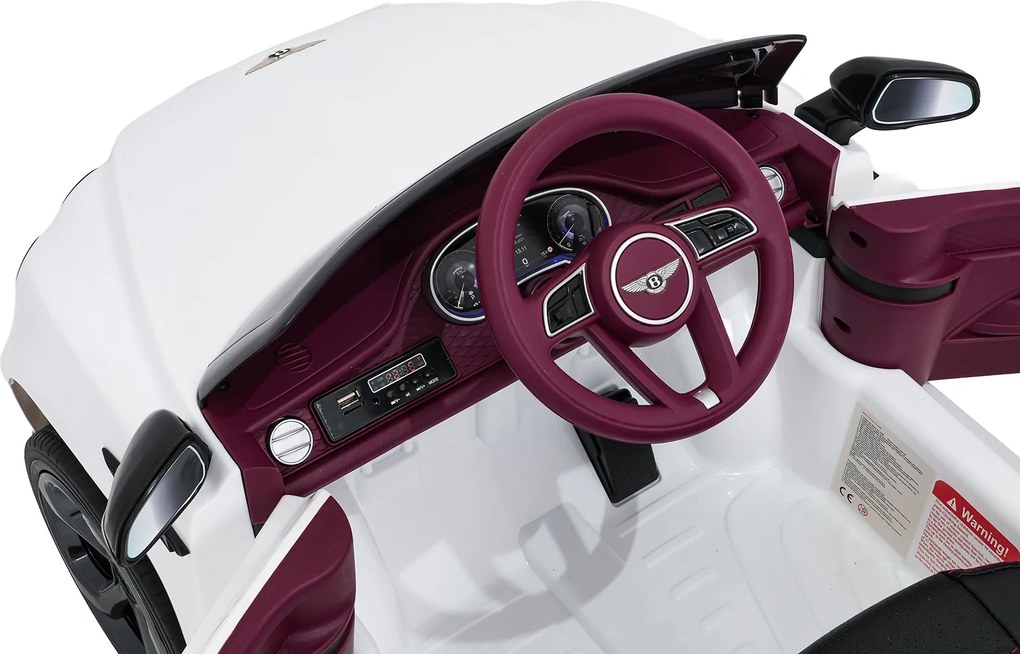 Ramiz Dětské elektrické autíčko Bentley Bentayga S bílé