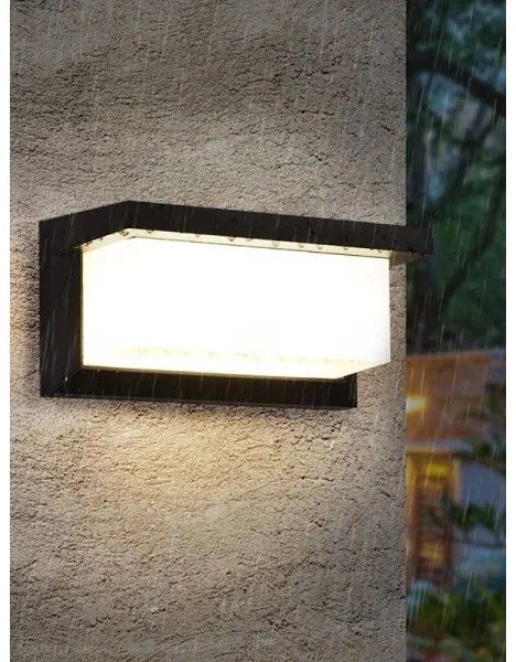 LED Venkovní nástěnné svítidlo NEELY LED/12W/230V IP54 černá