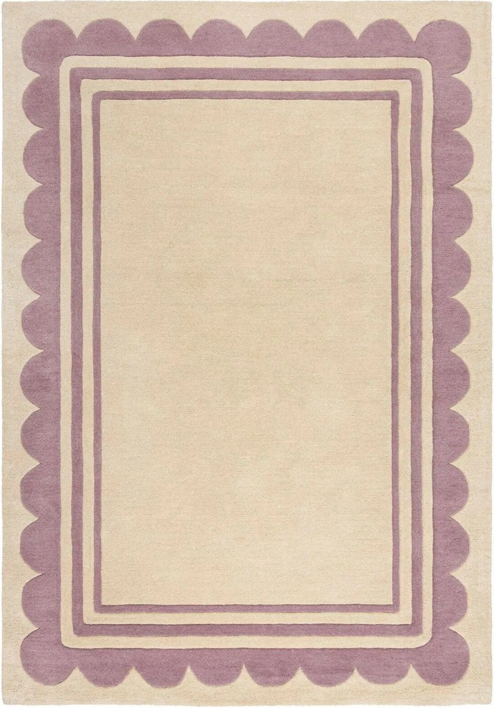 XXXLutz RUČNĚ TKANÝ KOBEREC, 160/230 cm fialová, béžová Flair Rugs - Online Only koberce & rohožky - 003165017102