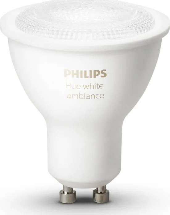 Led žárovka philips hue white ambiance 4.3w gu10