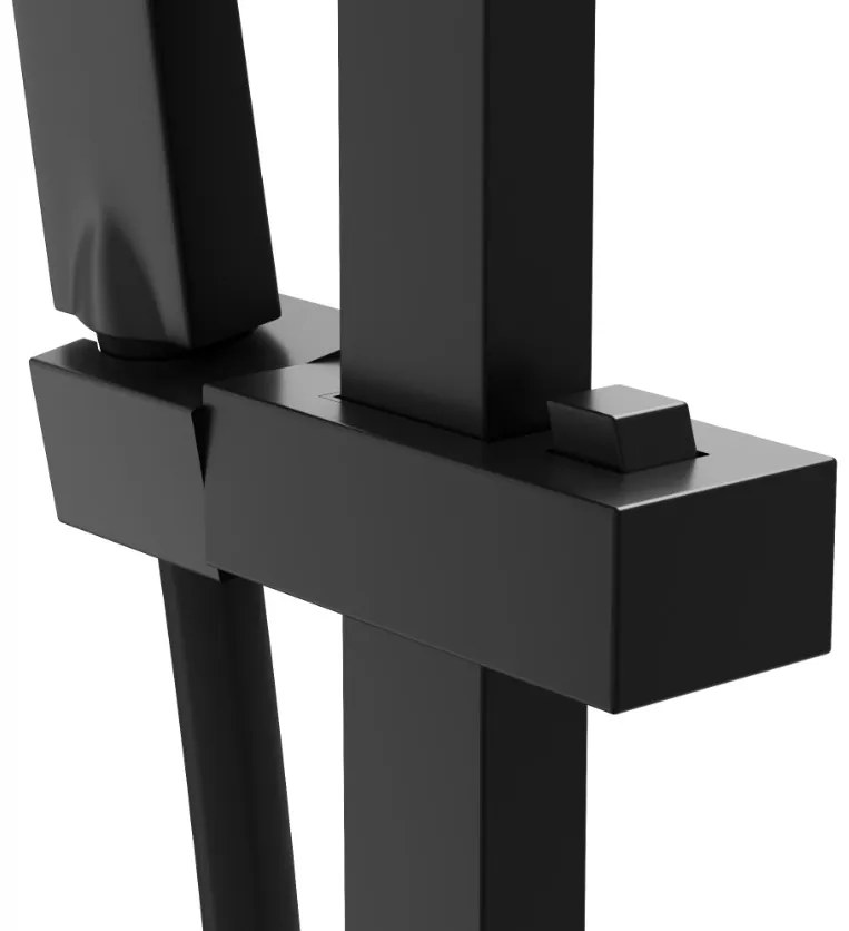 Gamma Zn3, sprchový sloup s ruční sprchovou hlavicí 62cm, černá matná, GMA-ZN3-BK