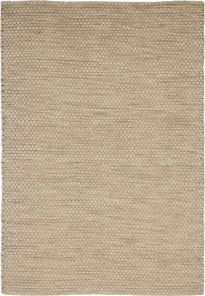 XXXLutz RUČNĚ TKANÝ KOBEREC, 60/120 cm, bílá Boxxx - Vlněné koberce - 004594003652