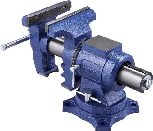 16,5 cm víceúčelový stolní svěrák Heavy Ductile Iron otočná základna 360°