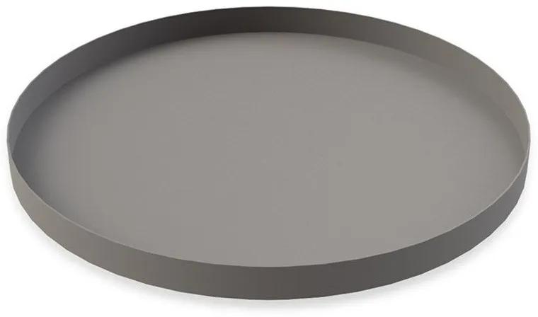 COOEE Design Podnos Circle Grey - 40 cm